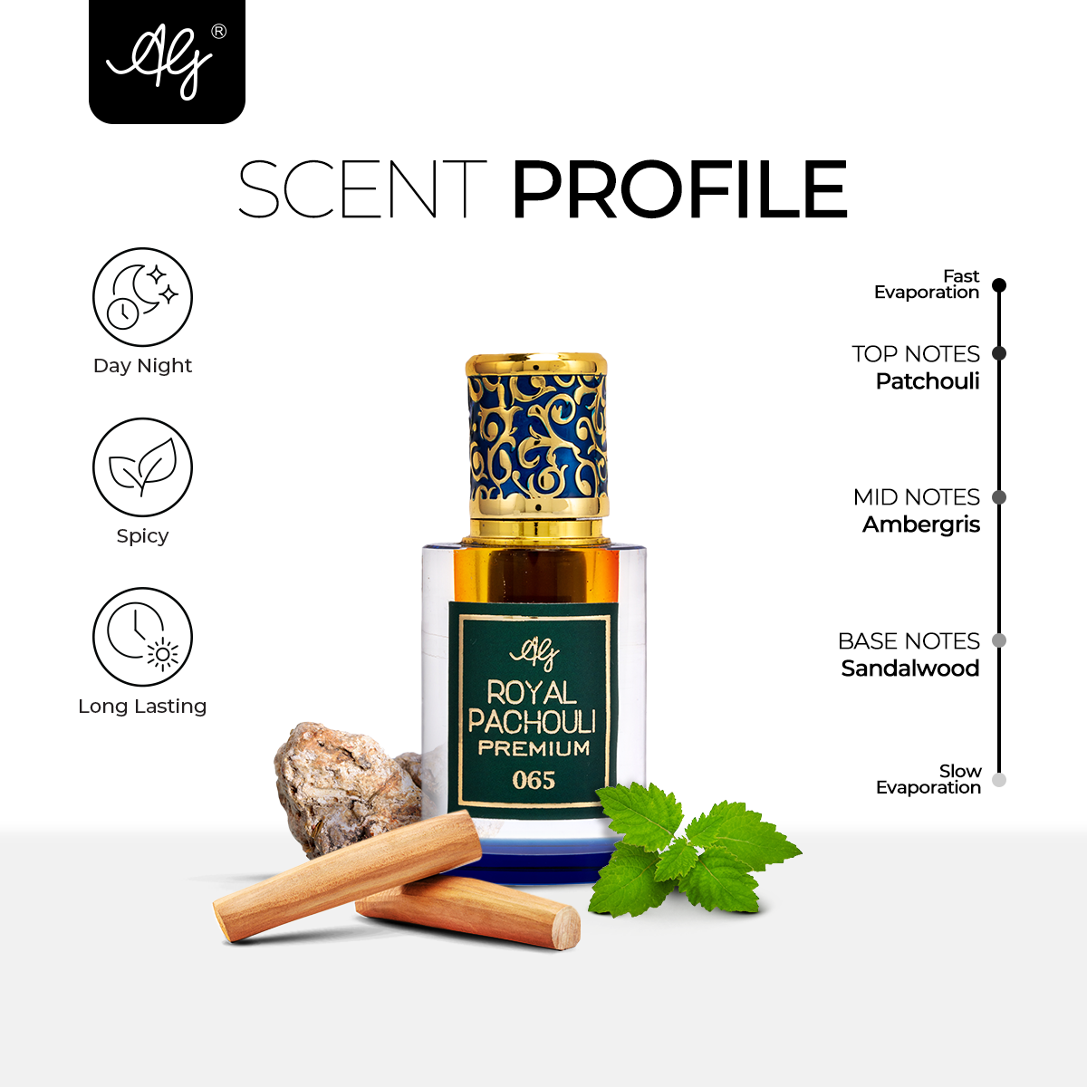Buy Royal Patchouli | Long-Lasting Roll-On Attar | AG Perfumes